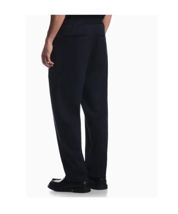 Emporio Armani Jersey Pants In Modal Blend Signature Capsule