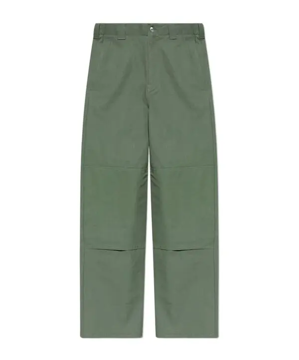 Kenzo Double Knee Chinos - Dark Khaki