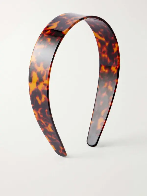 JENNIFER BEHR Lydia Acetate Headband - Tortoiseshell