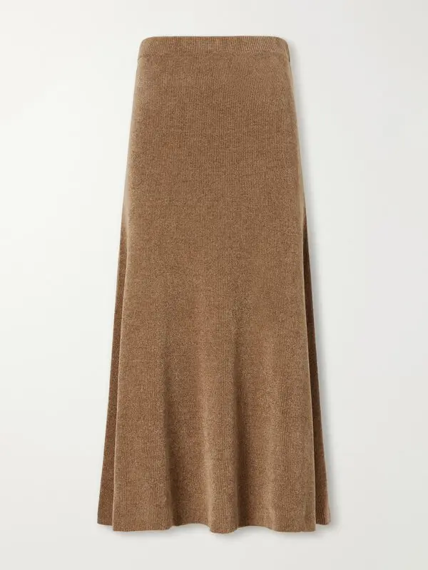 Gabriela Hearst Muir Ribbed Silk Maxi Skirt