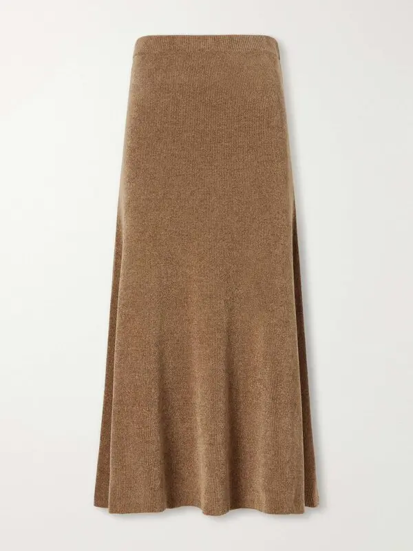 Gabriela Hearst Muir Ribbed Silk Maxi Skirt