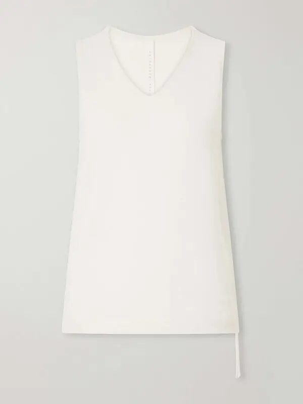 LAUREN MANOOGIAN Alpaca And Merino Wool-blend Cami - White
