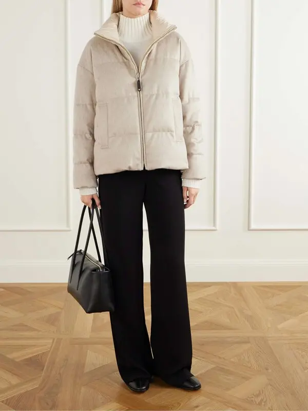 Max Mara Mtcdivina Reversible Cashmere Down-blend Jacket