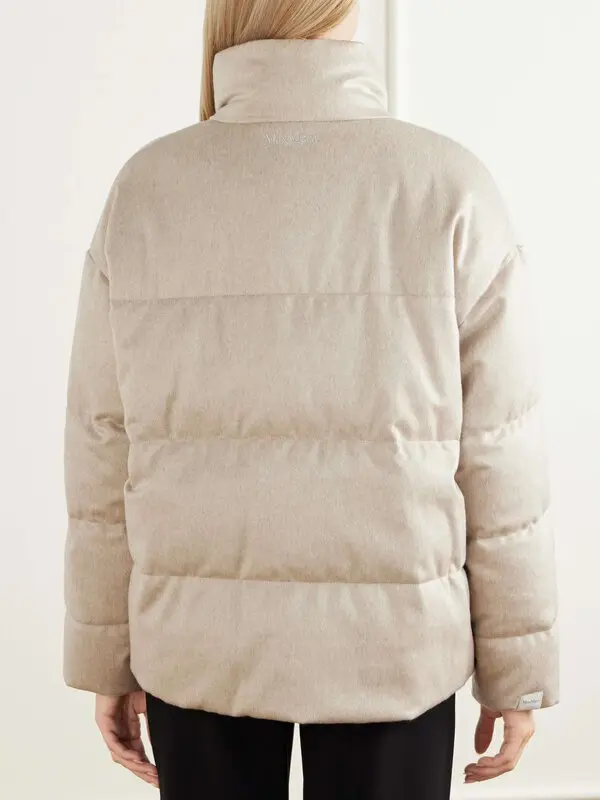 Max Mara Mtcdivina Reversible Cashmere Down-blend Jacket