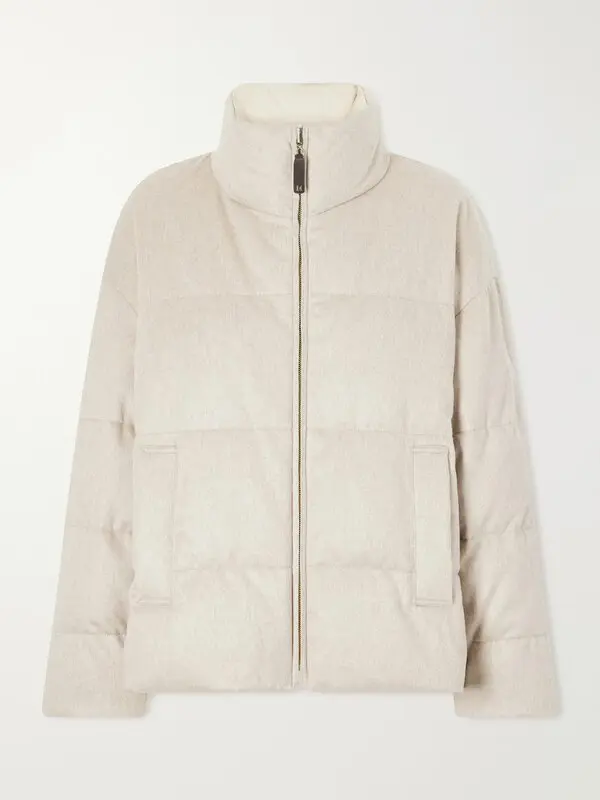 Max Mara Reversible Cashmere Down-blend Jacket