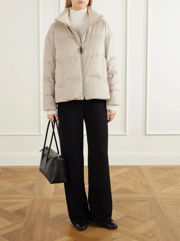 Max Mara Reversible Cashmere Down-blend Jacket