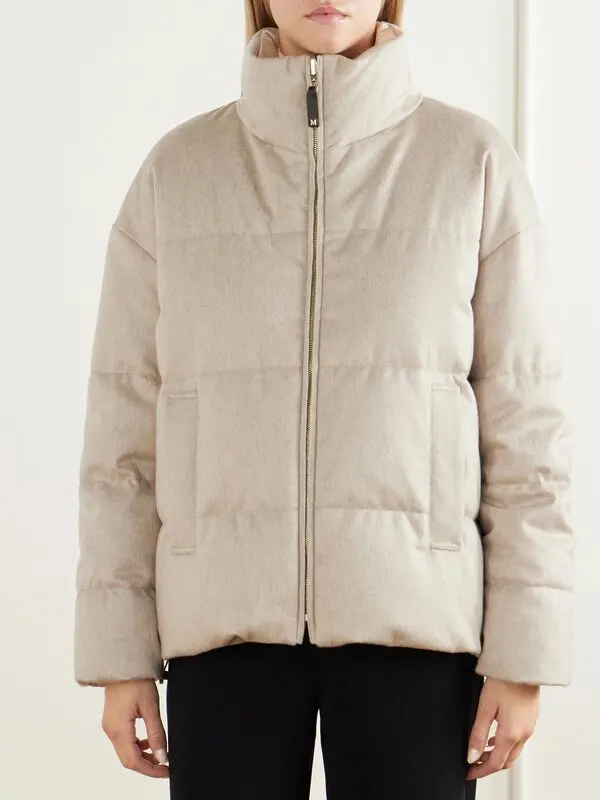 Max Mara Reversible Cashmere Down-blend Jacket