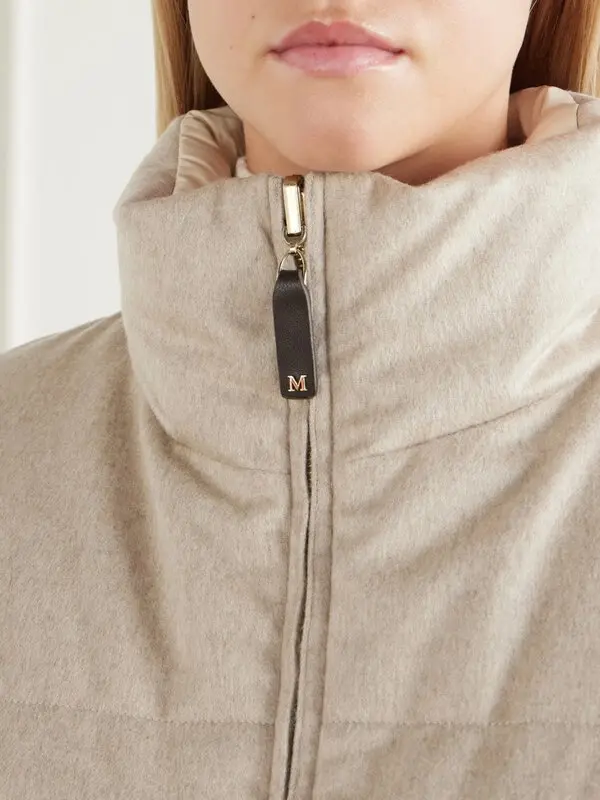 Max Mara Reversible Cashmere Down-blend Jacket