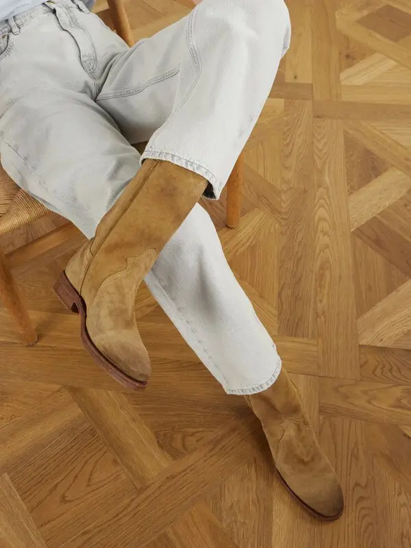 JIL SANDER Suede Ankle Boots