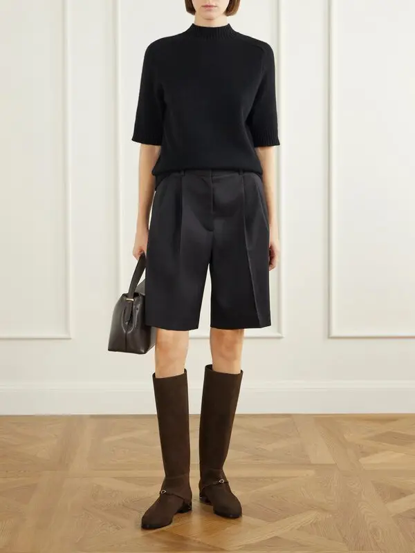 Jennifer Chamandi Thierry Suede Knee-high Boots