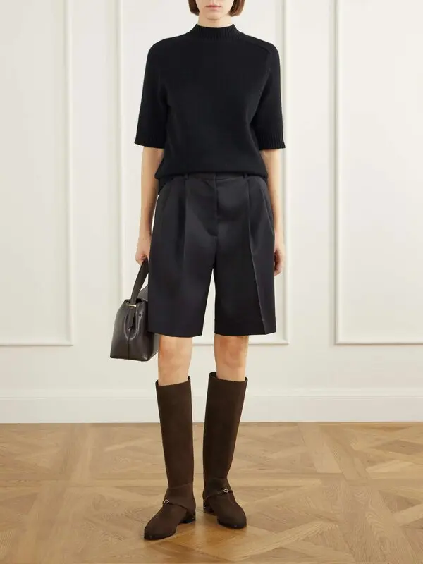 Jennifer Chamandi Thierry Suede Knee-high Boots