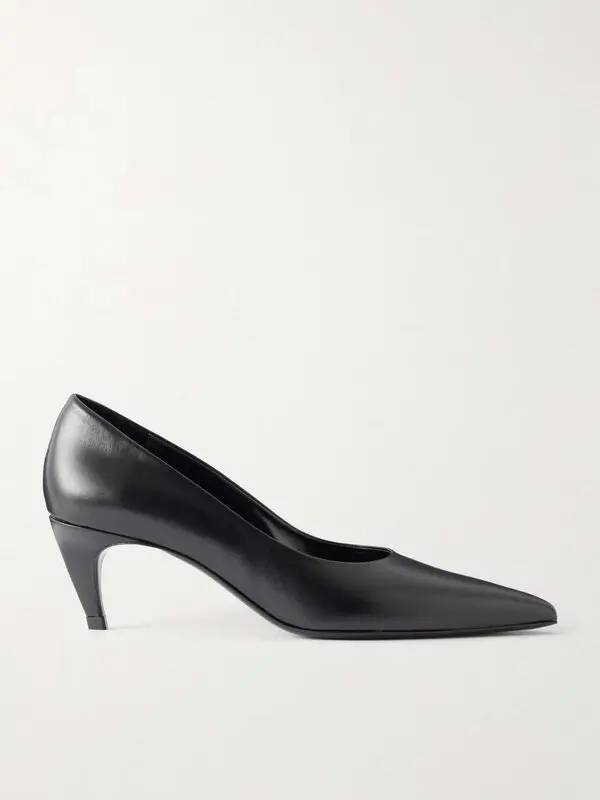 JUDE Blade 60 Leather Pumps - Black