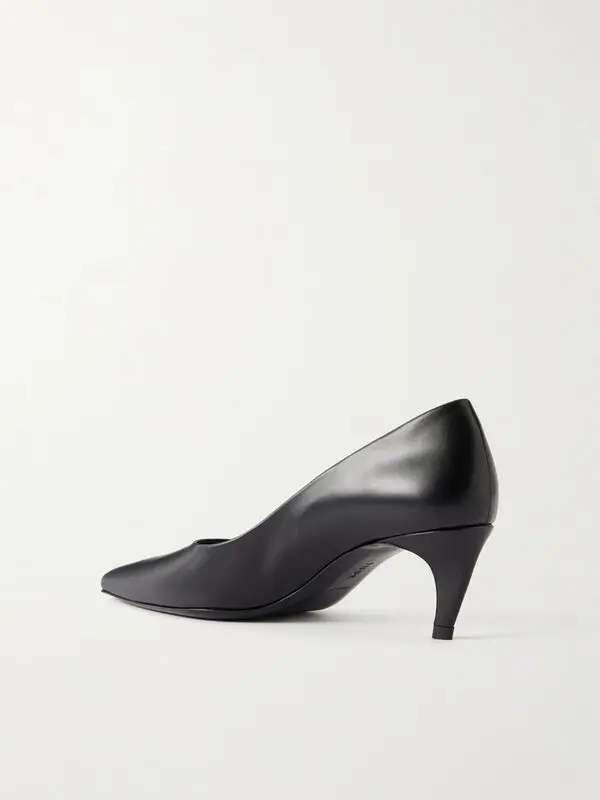 JUDE Blade 60 Leather Pumps - Black