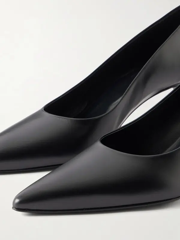 JUDE Blade 60 Leather Pumps - Black