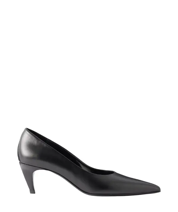JUDE Blade 60 Leather Pumps - Black