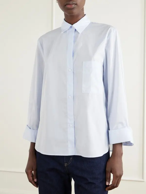 TWP The Next Morning Cotton Poplin Shirt