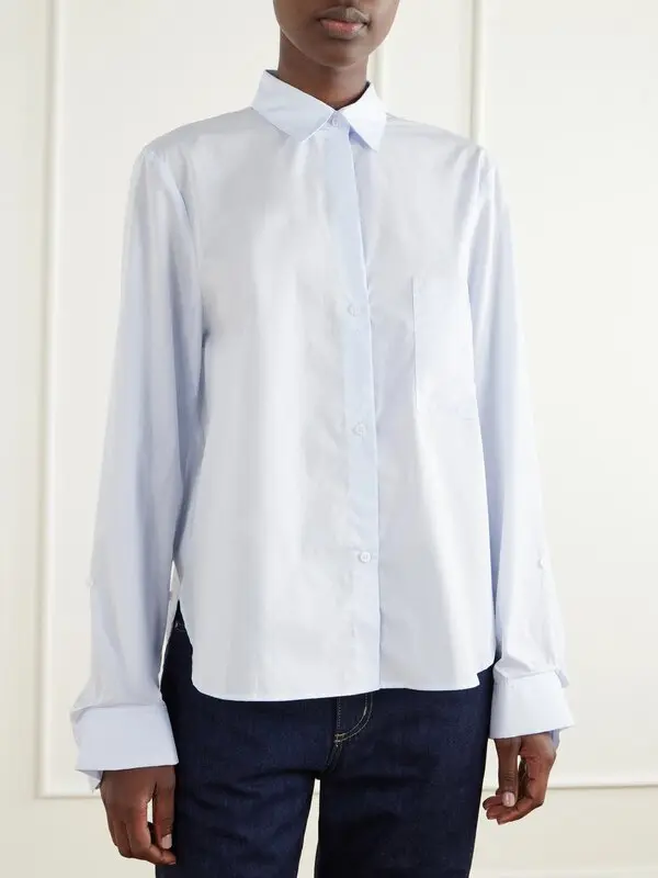 TWP The Next Morning Cotton Poplin Shirt