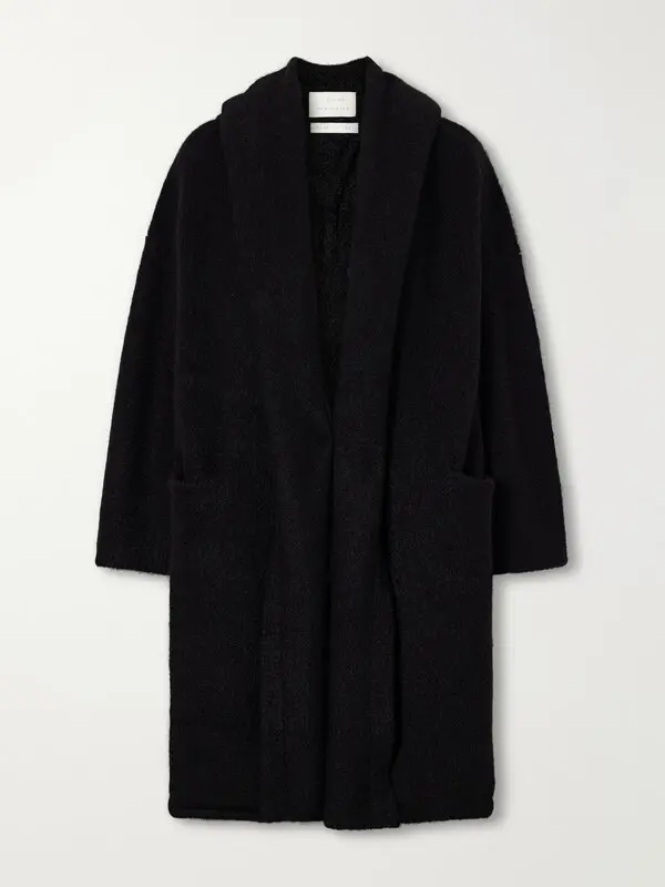 LAUREN MANOOGIAN Alpaca-blend Coat - Black