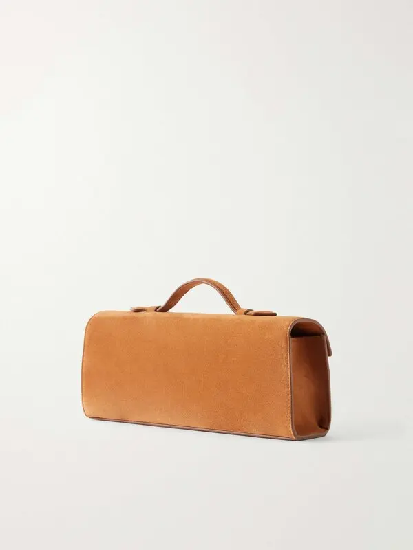 Savette Slim Pochette Suede Tote