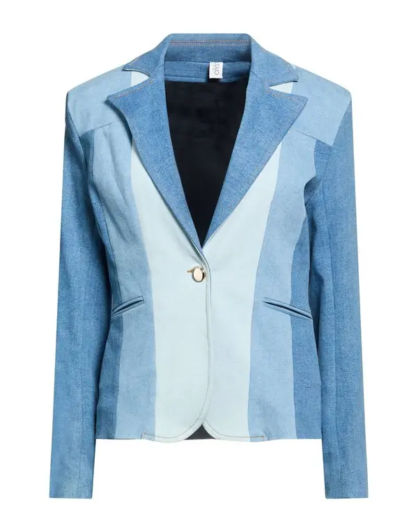 Liu Jo Light Cotton Elastane Single-breasted Blazer
