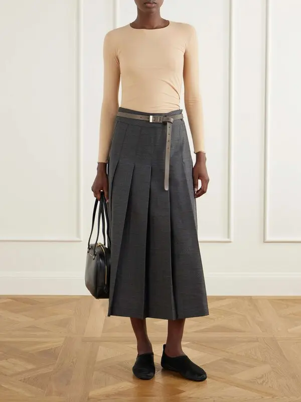 JIL SANDER Stretch T-shirt - Beige