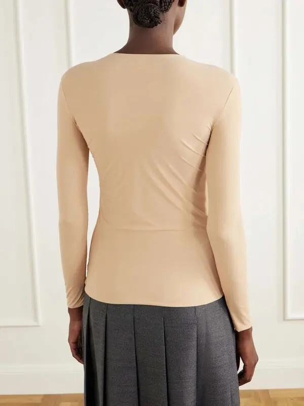 JIL SANDER Stretch T-shirt - Beige