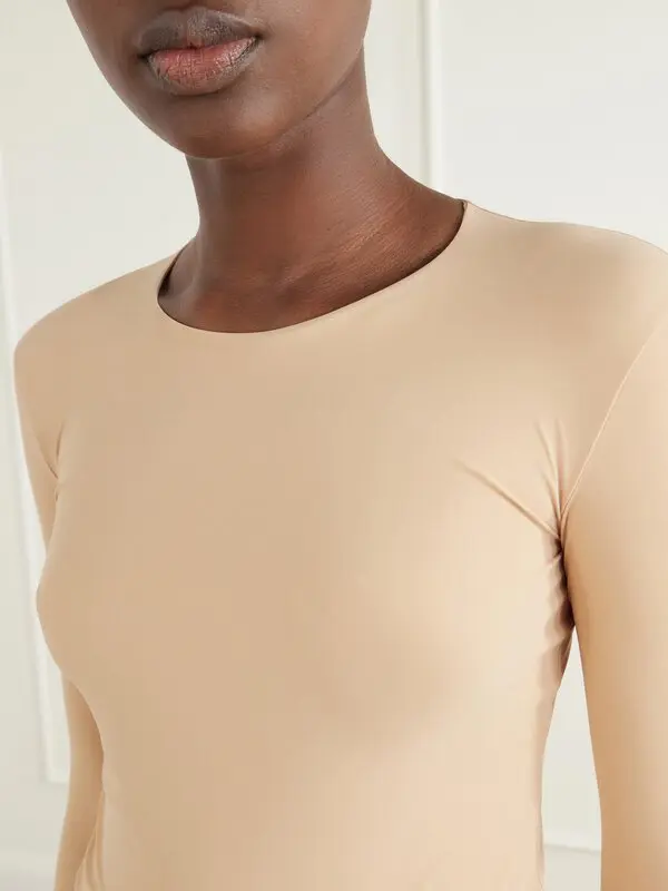 JIL SANDER Stretch T-shirt - Neutrals