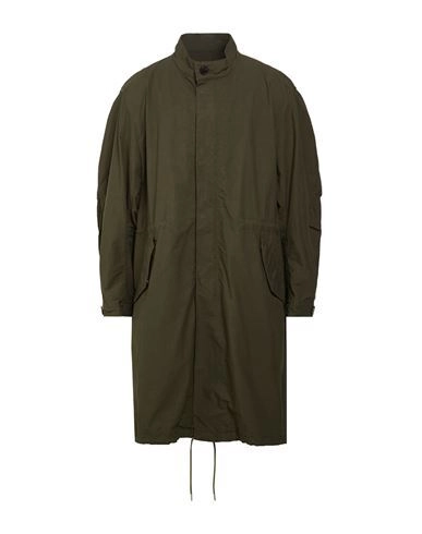 Givenchy Overcoat & Trench Coat Military Size Cotton, Polyamide - Green