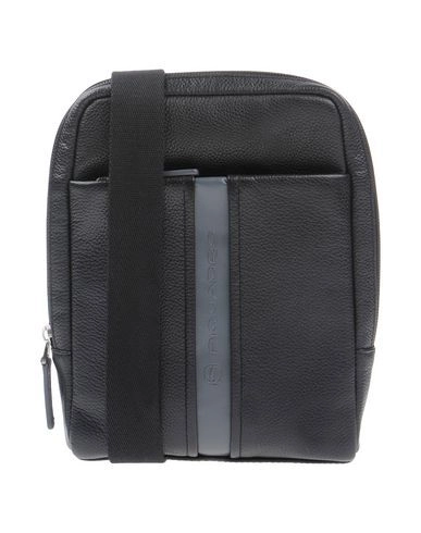PIQUADRO Cross-body Bag Midnight Bovine Leather, Eva Polyester, Nylon, Metal - Black