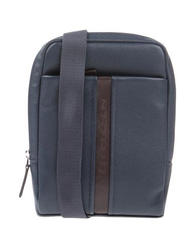PIQUADRO Cross-body Bag Midnight Bovine Leather, Eva Polyester, Nylon, Metal - Blue