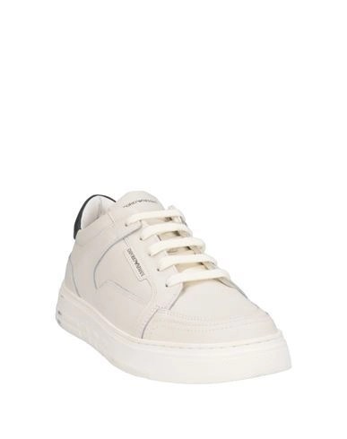 Emporio Armani Sneakers Cream Size Soft Leather
