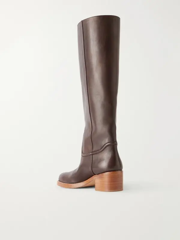 Gabriela Hearst Marion 35 Leather Knee High Boots