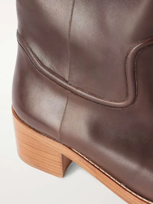 Gabriela Hearst Marion 35 Leather Knee Boot