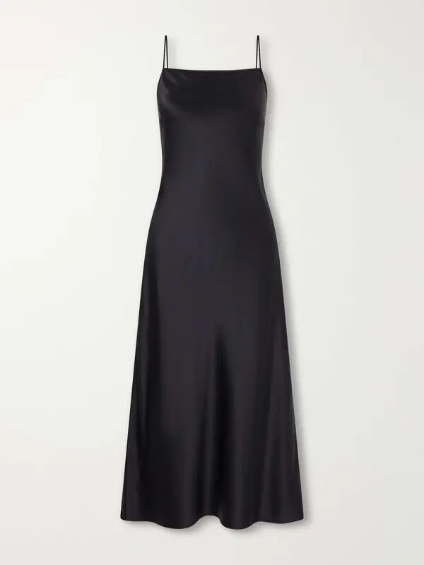 JOSEPH Cloe Silk-satin Maxi Dress