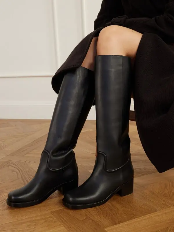 Gabriela Hearst Marion Leather Knee Boots