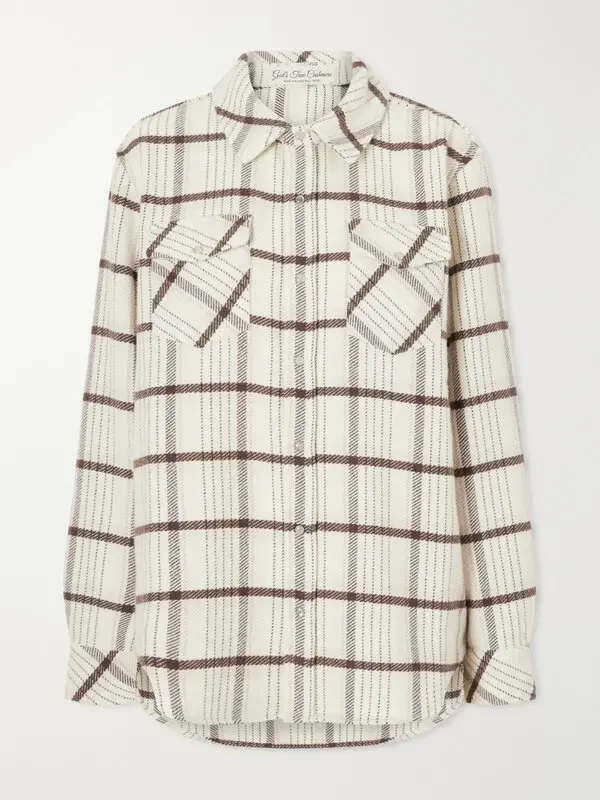 GOD’S TRUE CASHMERE Checked Shirt