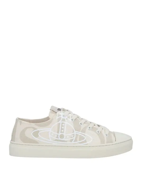 VIVIENNE WESTWOOD Textile Low-top Sneakers With Logo Print