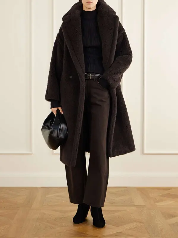 Max Mara Tedgirl Alpaca, Wool And Silk-blend Coat