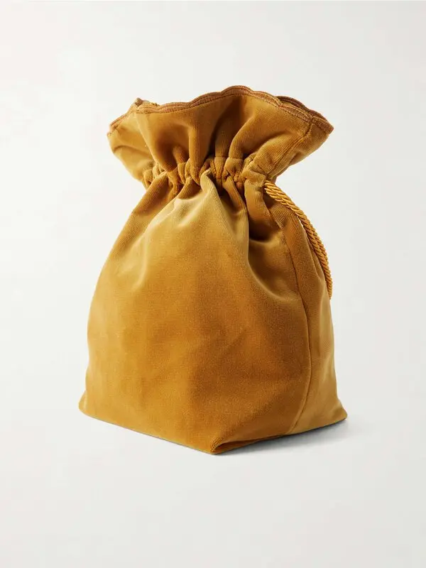 LES VACANCES D'IRINA The Little Velvet Sack Cotton Pouch