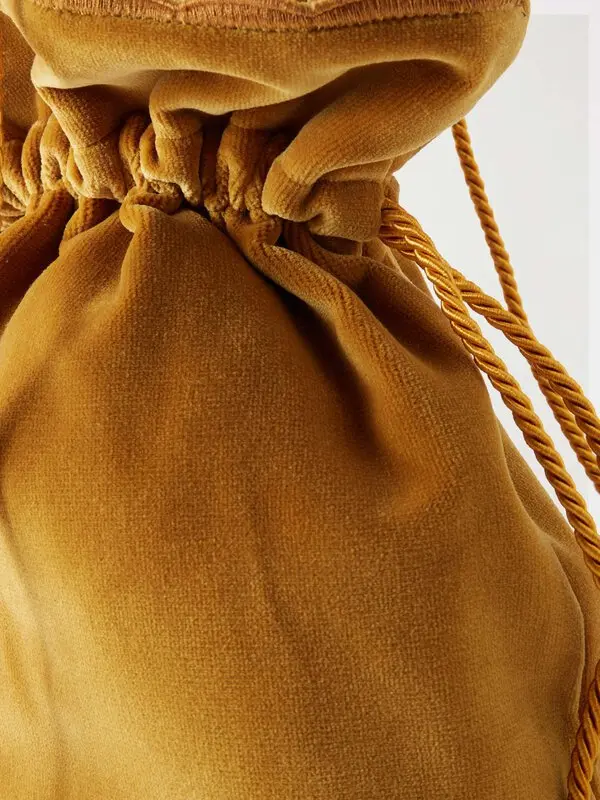 LES VACANCES D'IRINA The Little Velvet Sack Cotton Pouch