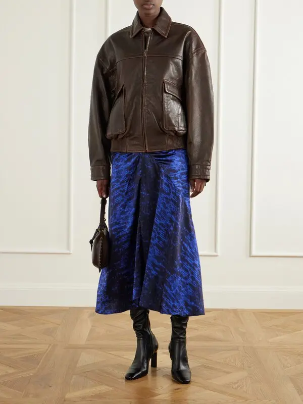 Christopher Esber Leather Zip-up Jacket