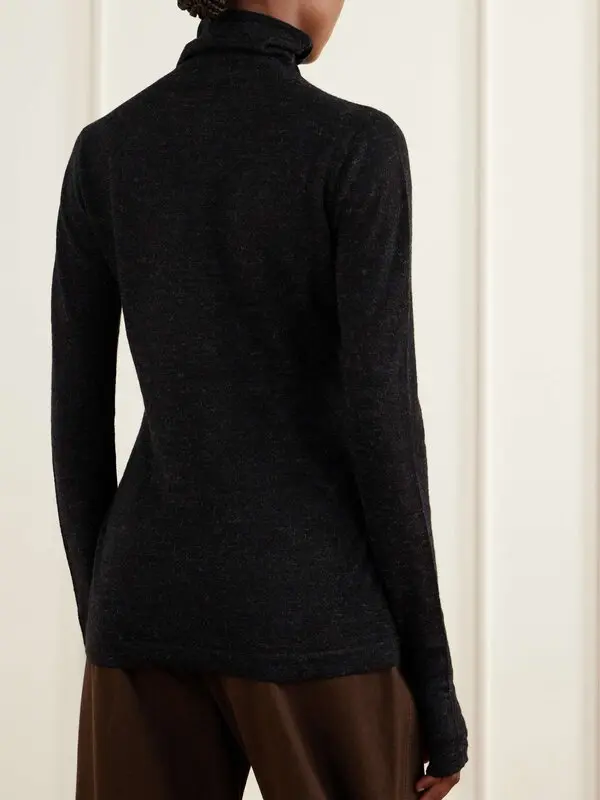 LAUREN MANOOGIAN Merino And Alpaca And Wool-blend Turtleneck