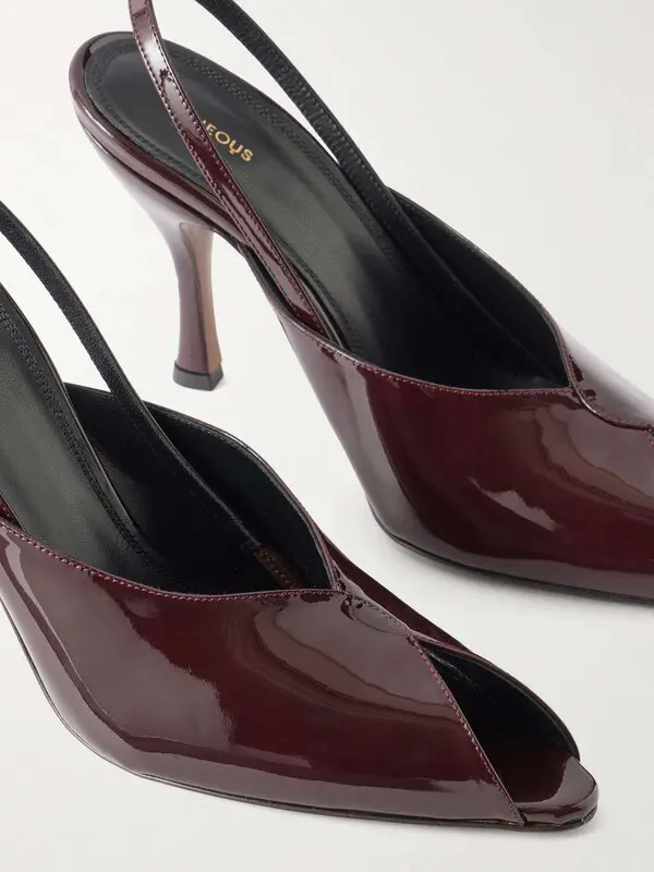 NEOUS Culumba 80 Patent Leather Pumps