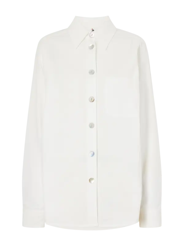 LES VACANCES D’IRINA Les Vacances D'irina Gathered Cotton Shirt
