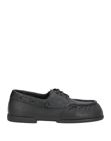 Emporio Armani Loafers Size Calfskin - Black