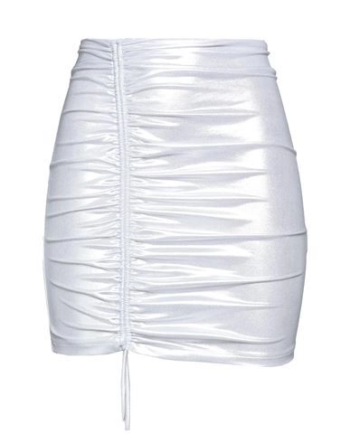 ROTATE BY BIRGER CHRISTENSEN Mini Skirt Size Polyamide, Elastane - Silver