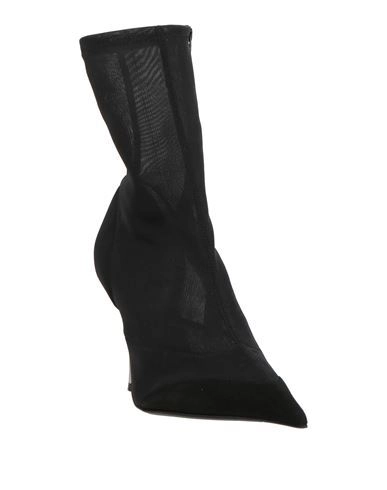 MUGLER Ankle Boots Size Textile Fibers, Leather