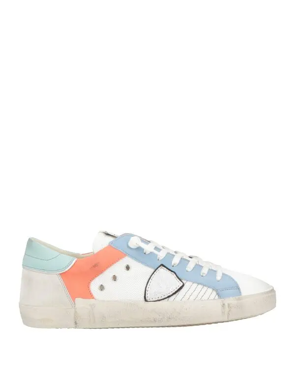Philippe Model Sneakers Size Leather, Textile Fibers