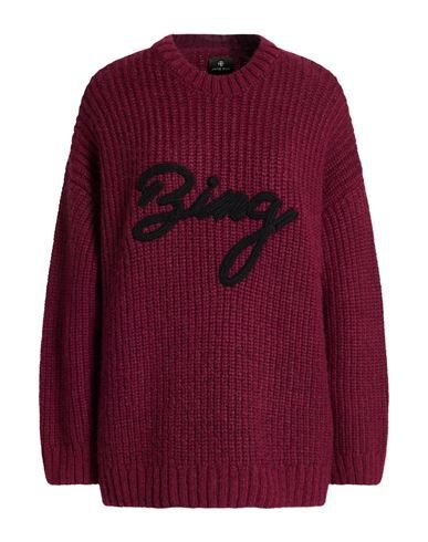 ANINE BING Sweater Burgundy Size Alpaca Wool, Wool, Polyamide, Polyacrylic - Red