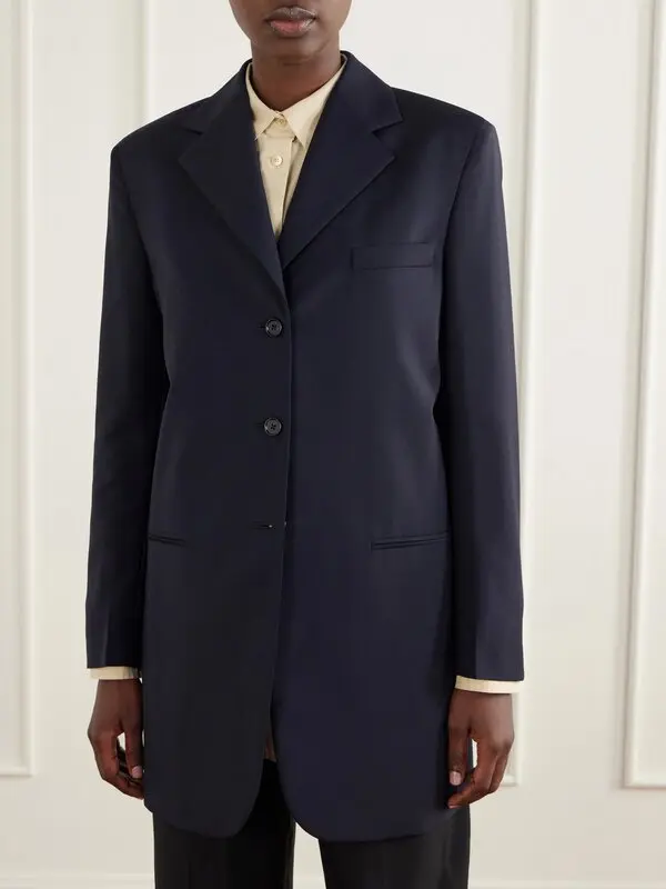 JIL SANDER Wool And Mohair-blend Blazer